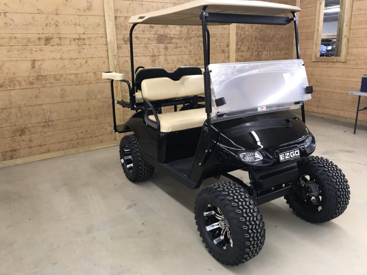 #38 - E-Z-GO Black Lithium TXT - Go With Garrett's Golf Cars